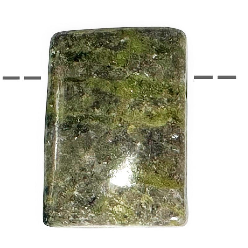 Serpentine pendant (holed stone) + cord | The Pebble Box – La Boite à ...